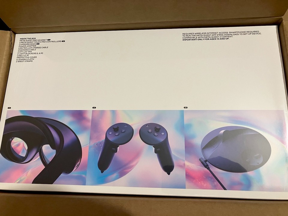 Meta Quest Pro - Black VR headset system NIB New 256gb 12gb ram - FREE ...