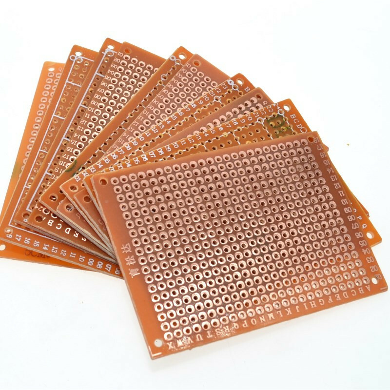10 x Strip Board Printed Circuit DIY PCB Vero Prototype Paper Matrix ...
