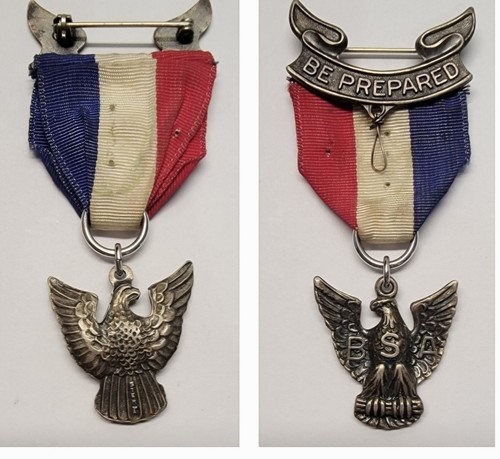Vintage Sterling Boy Scouts Of America BSA Eagle Order Medal | eBay