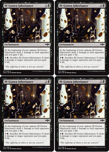 MTG - 4x ILL-GOTTEN INHERITANCE - Ravnica Allegiance (C) | eBay