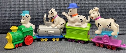 Disney 102 Dalmatians Train Cars McDonalds-Set Of 4- Happy Meal Toys ...