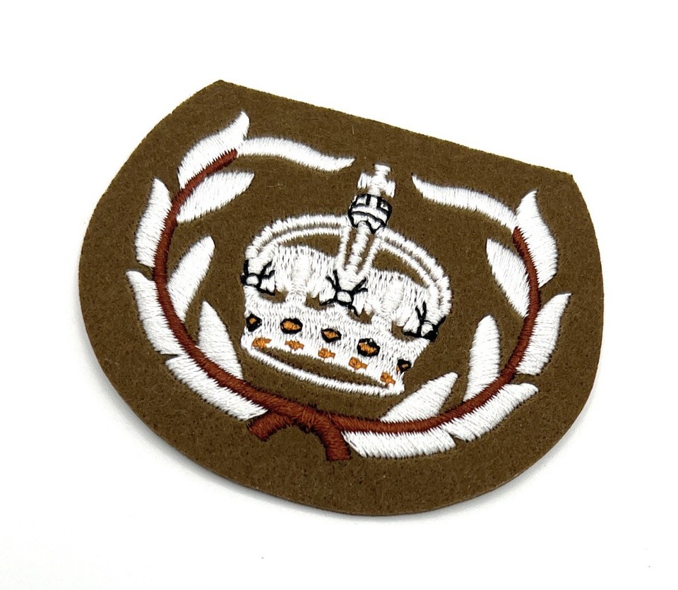 Badge FAD WO2 RQMS CIIIR Crown Warrant Officer in Wreath Number 2 Dress ...