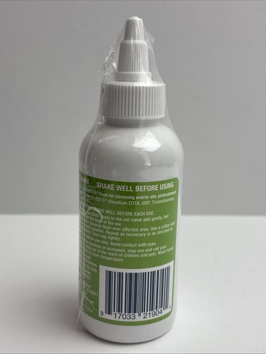 TrizEDTA Aqueous Flush Ear Cleanser for Pets - 4 oz. Bottle - EXP 11/ ...