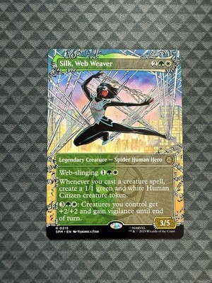 MTG Silk, Web Weaver #0215 Borderless Rare Marvel’s Spider-Man (SPM) | eBay