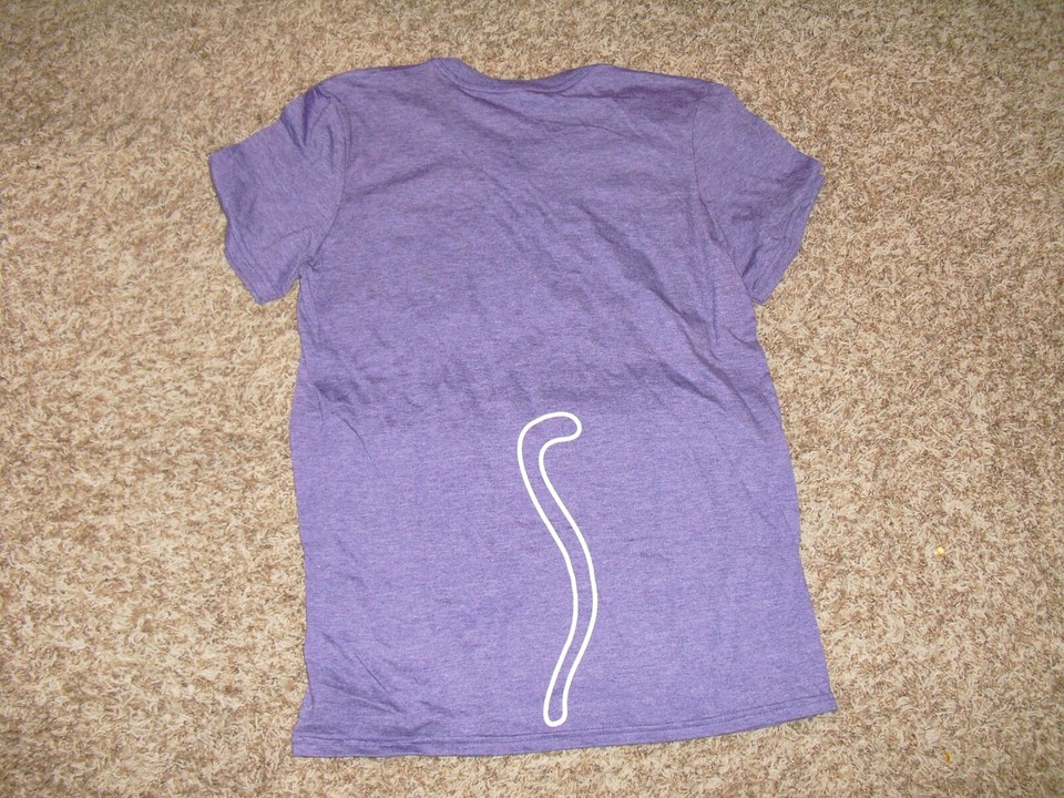 NEW Cat Lady Box Shirt Kitty Purple MEOW Women's Small Sm | eBay