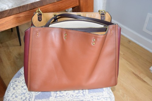 Coach Rogue Bag 39 in Colorblock Brass 1941 Saddle | eBay