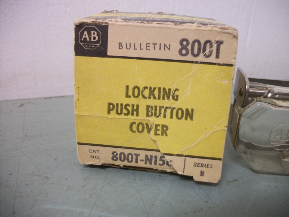 ALLEN-BRADLEY LOCKING PUSHBUTTON COVER 800T-N156 NIB | eBay