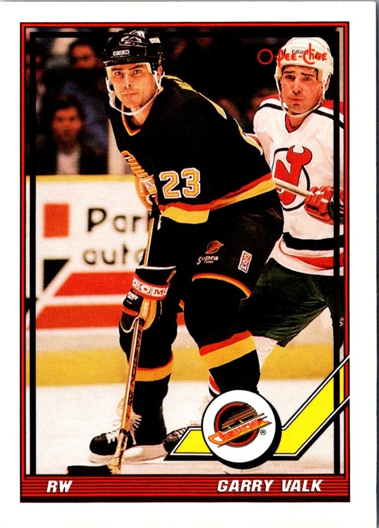 1991 O-Pee-Chee Garry Valk #117 Vancouver Canucks Hockey Card | eBay