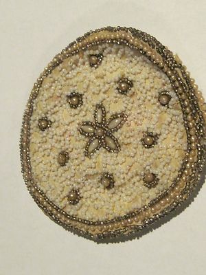 Antique Victorian beaded compact holder | eBay
