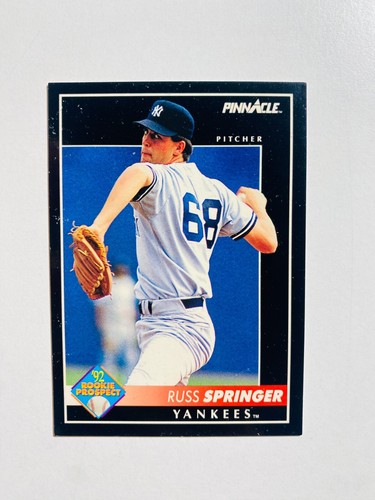1992 PINNACLE #561 RUSS SPRINGER ROOKIE NM-MT MLB BASEBALL CARD | eBay