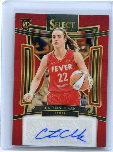 2024 Panini WNBA Select Catlin Clark Auto RC Red /99 | eBay