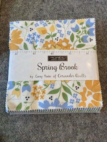 Moda FAbric Spring Brook Corey Yoder Charm Pack 5" squares 42 | eBay