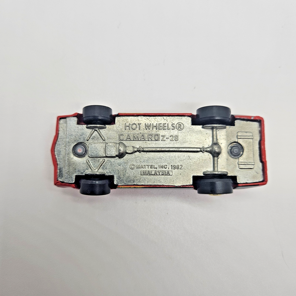 Hot Wheels 1979 Camaro Z28 1982 Red Malaysia Gold Hot Ones | eBay