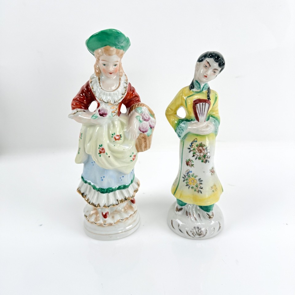 Vintage 13 Porcelain Figurine Collection Lot Made in Occupied Japan ...