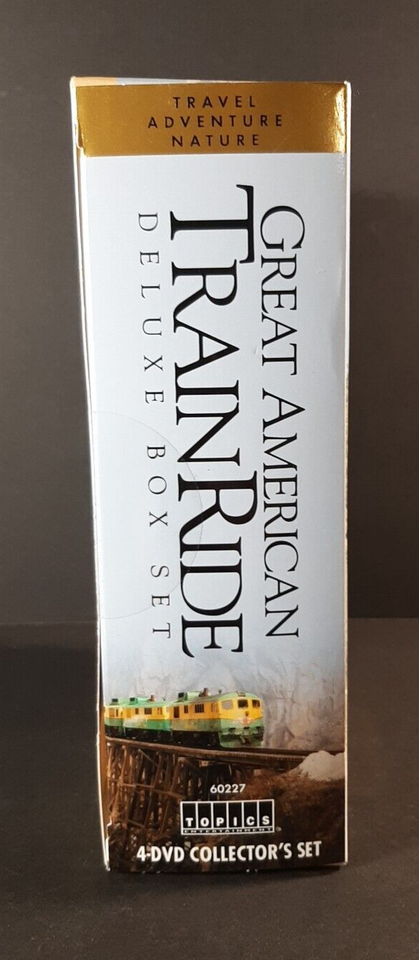 Great American Train Ride Collectors Set 4 DVDs Like New TOPICS ...