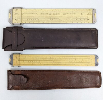 Lot of Two Pickett & Eckel Log Log Slide Rules ~ Model 2 & 800-T w ...