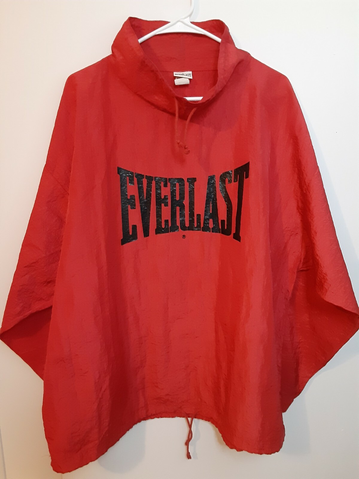 RARE Vintage 80s EVERLAST Boxing light Windbreaker pullover Jacket L ...