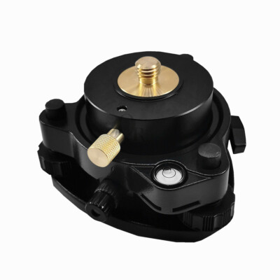 Black Tribrach With Optical Plummet&Rotating Adapter 5/8"x11 Mount With ...