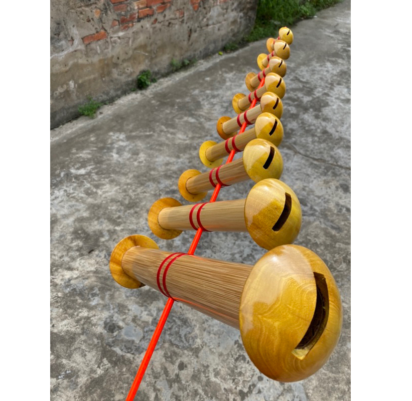 9- Chamber Kite Flute for Kites, Extremely Loud Sound Vietnamese Folk ...