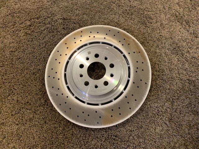 Genuine Maserati Front Brake Rotor OEM 670030936 QUATROPORTE V8 GTS 14 ...