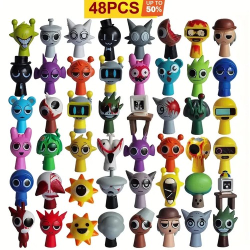 Sprunki Mega Collection - 48 Figures with Phase 1 & 3 Transformations ...