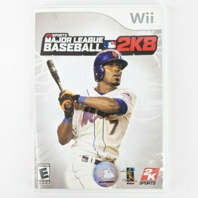 Major League Baseball MLB 2K8 (Nintendo Wii, 2008) Complete with Manual ...
