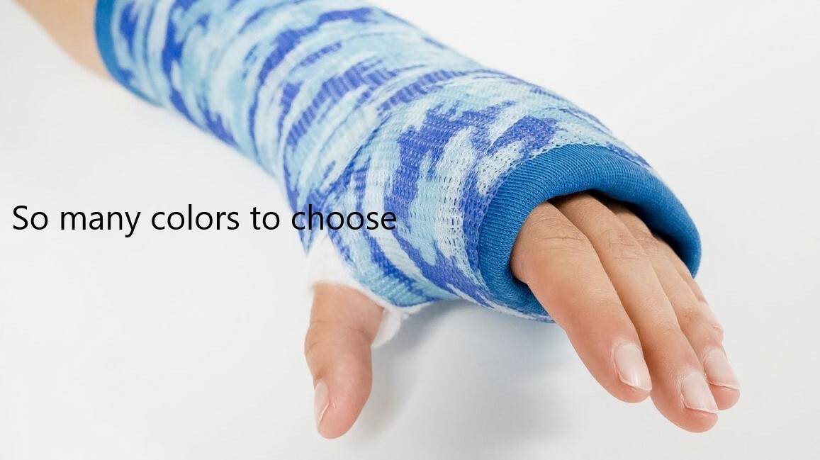 Finger Spica Cast Short Ulnar Gutter Cast For Gameplay. (a) With The