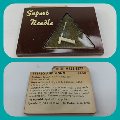M856-SS77 Superb Diamond Needles Stylus Cartridge Replacement Original ...