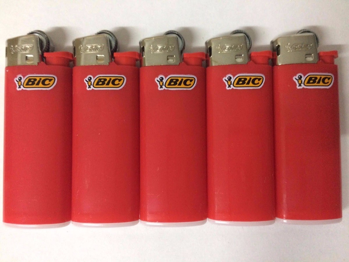 Red Bic Lighter Merci Lighter