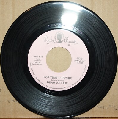 BEAU JOCQUE **Pop That Coochie** MY NAME IS BEAU JOCQUE Zydeco 45 on ...