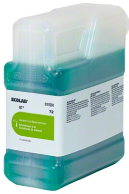 (2) Ecolab QC 72 Odor Counteractant 1.3 (0.34 gallon) 6100681 Container ...