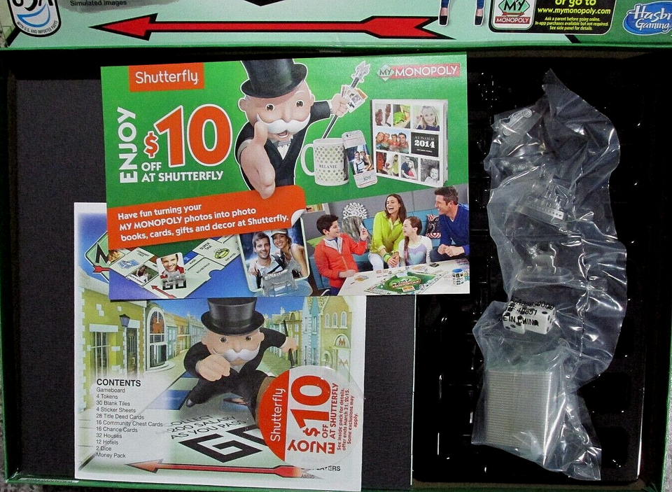 My Monopoly Maker Your Own Game Personalize A8595 Open Box Sealed ...