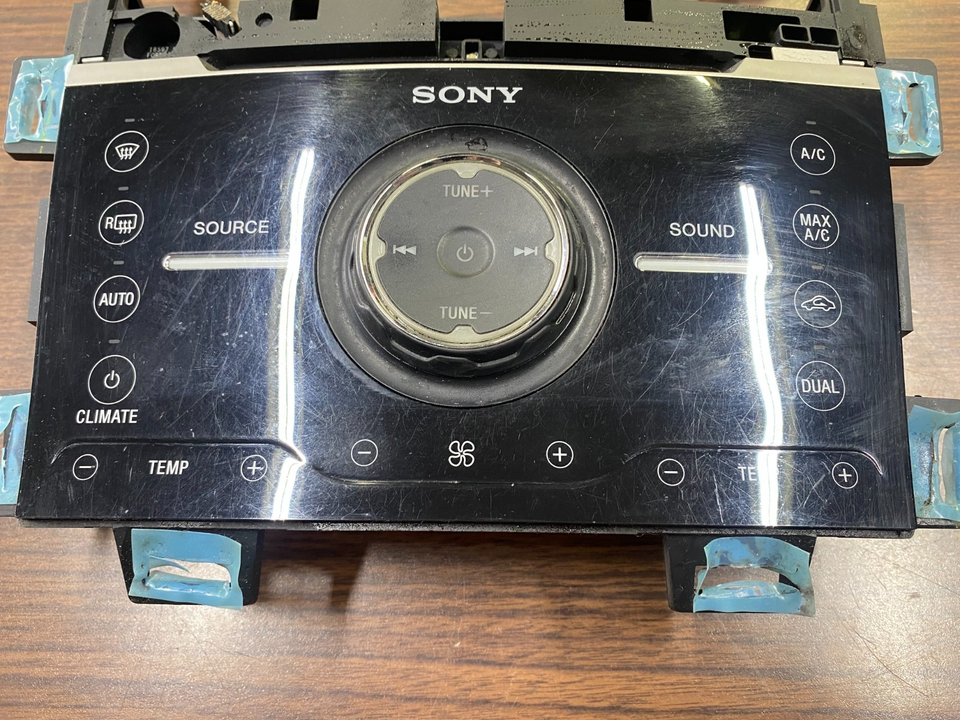 2011-2014 Ford Edge Sony Radio CD Player Climate Control Panel Bezel ...