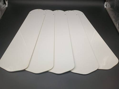 CASABLANCA Ceiling Fan Blades White Set of 5 VINTAGE NICK MARKS | eBay