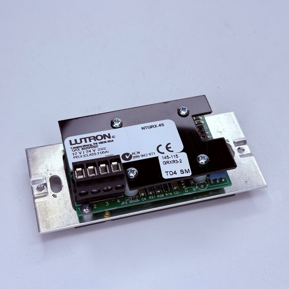 Lutron Grafik Eye NTGRX-4S 4-Scene Raise Lower Wallstation | eBay