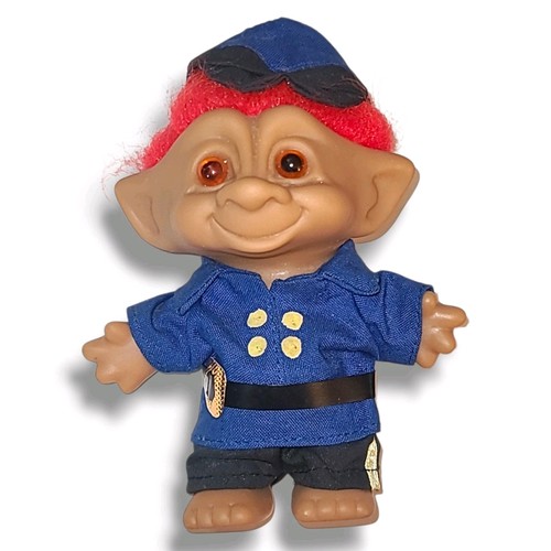 Vintage '90s Policeman Troll Doll Ace Novelty 5" | eBay