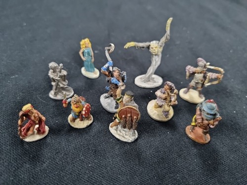 Ral Partha Metal Miniatures Bundle x10 - D&D, Fantasy - Part Painted ...
