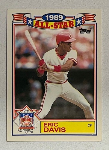 1990 Topps Glossy 1989 All-Star Eric Davis #7 of 22 Cincinnati Reds | eBay