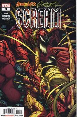 Absolute Carnage: Scream- 3A- Regular Gerardo Sandoval Cover | eBay