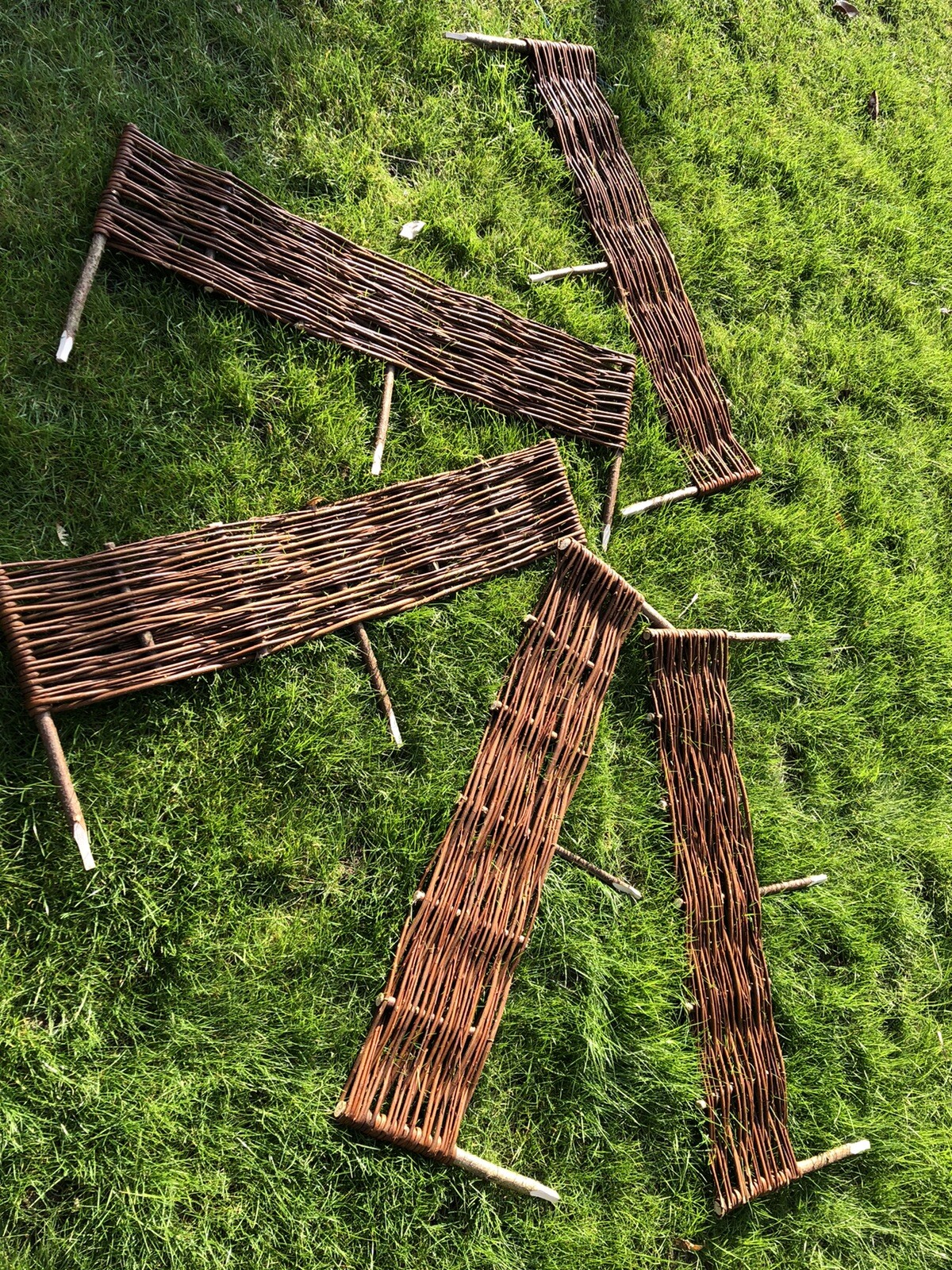 FEB 2025 Sustainable Willow Wicker Garden Dividers with Earth-Friendly ...