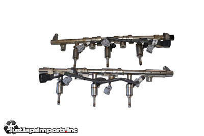 16-21 Infiniti Q50 Q60 3.0L VR30DDTT Fuel Rail Injector Sensor Set Oem ...