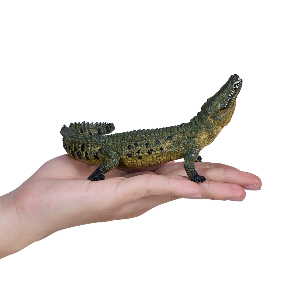 Mojo NILE CROCODILE MOVING JAW Wild zoo animals play model figure toys ...
