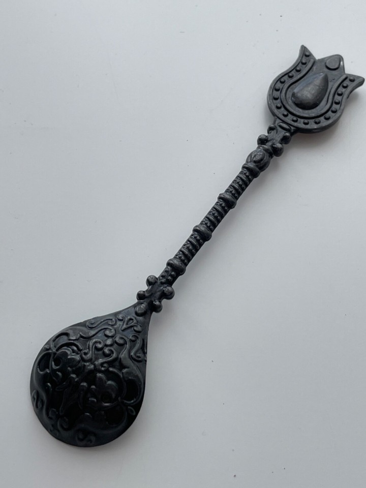Turkish Tulip Spoon | High-Quality Zamak, Acrylic Stone - Choose Color ...