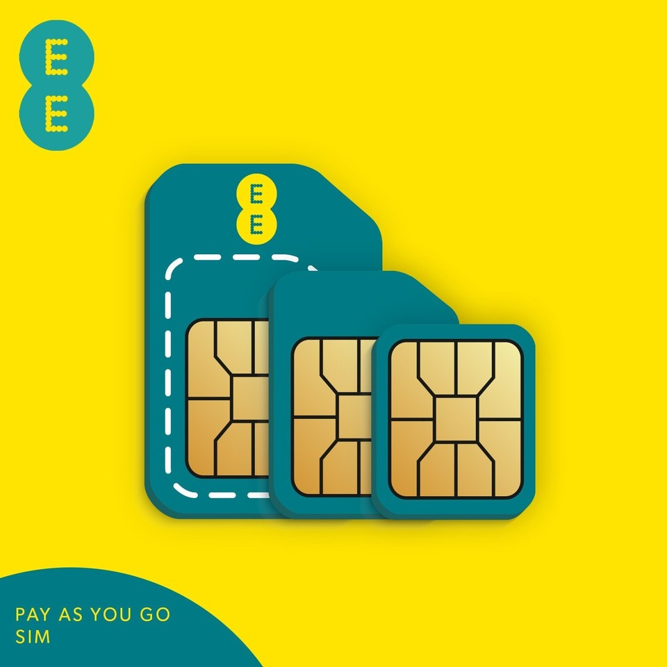 New EE Sim Card Pay As You Go- Mini Micro &Nano PAYG | eBay