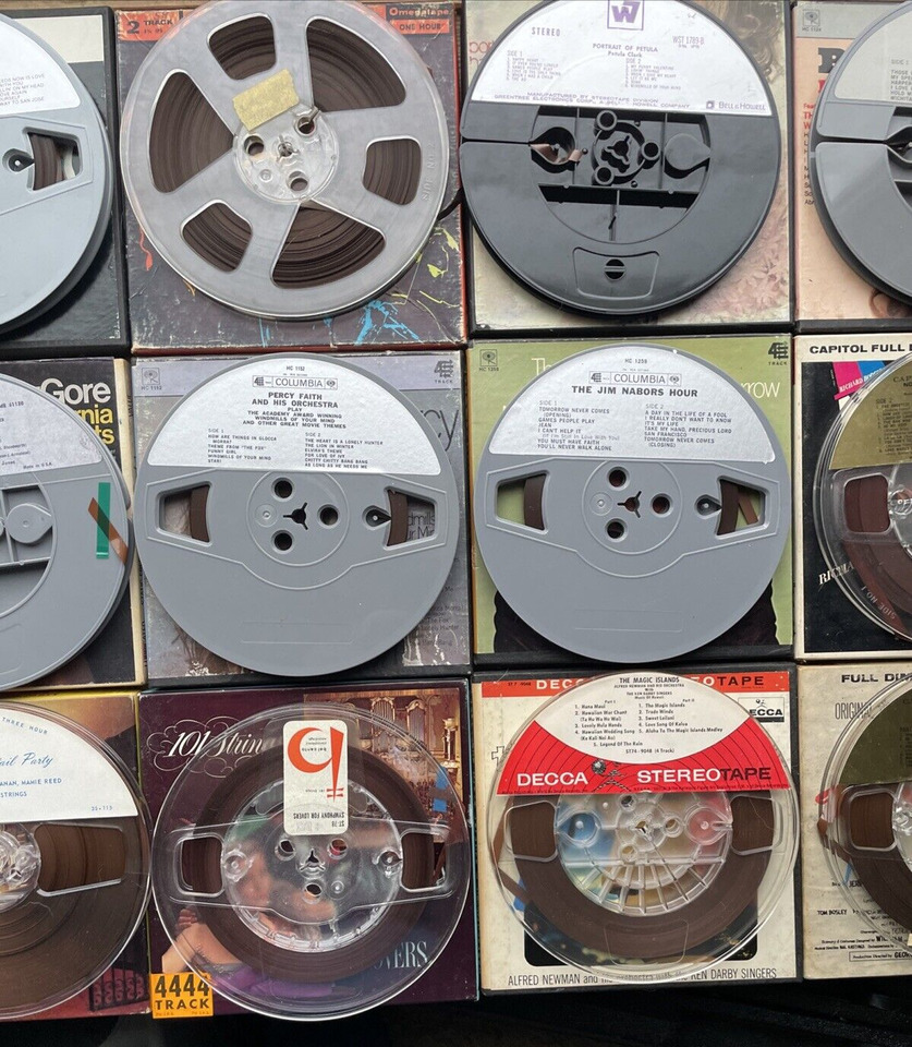 20 4-TRACK REEL TO REEL TAPES ~ Pop, Easy Listening, Classical ...