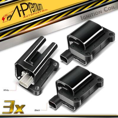 3x Left Right Ignition Coils for Mitsubishi Triton Pajero V6 3.0L 3.5L ...