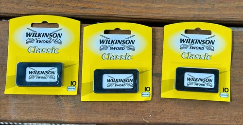 Wilkinson Sword Classic 10 Count Double Edge Razor Blades 3 Packs 30 ...