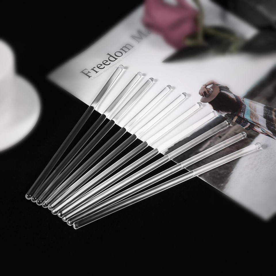 10PCS Glass Stir Rod Glass Stirrer Rods Glass Stirring Rod Glass ...