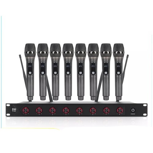 8 Channel Performance Wireless Professional Microphone Long Range | eBay