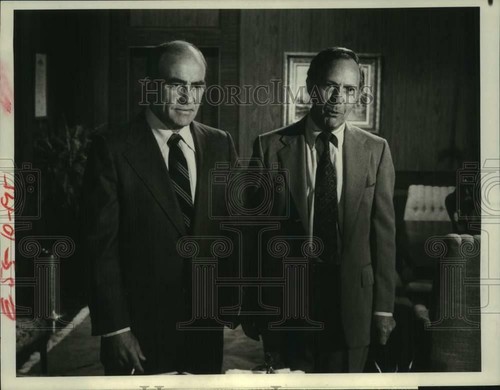 1977 Press Photo Actor Mason Adams Plays Charlie Hume in Dramatic ...